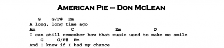 Don McLean – American Pie | Guitar Lesson, Tab & Chords | JGB